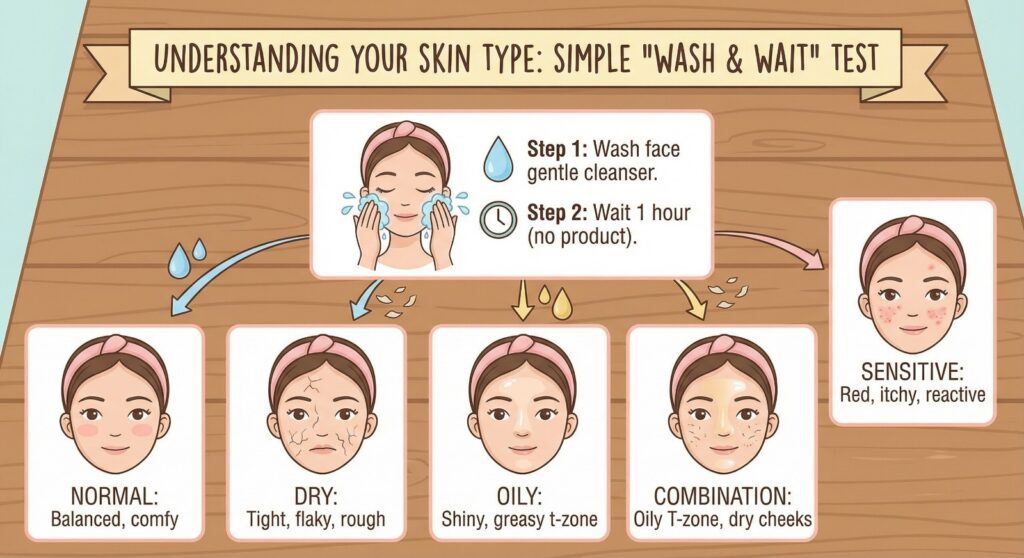 How To Know My Skin Types: Skin Type Quiz